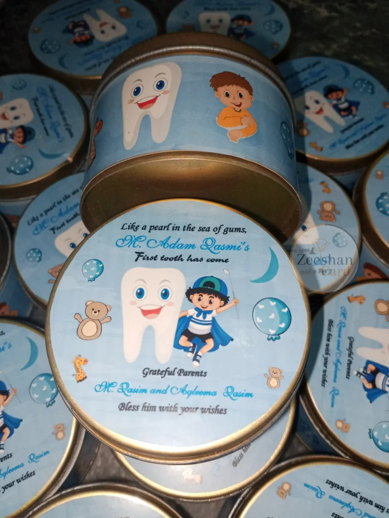 Baby First Teeth Tin Box